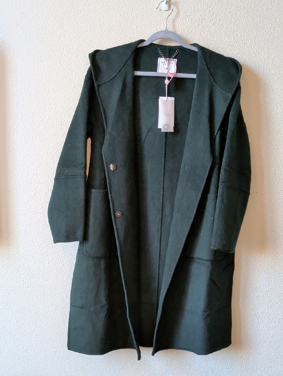 Belle & Bloom | Jackets & Coats | Belle Bloom Walk This Way Long Hooded ...